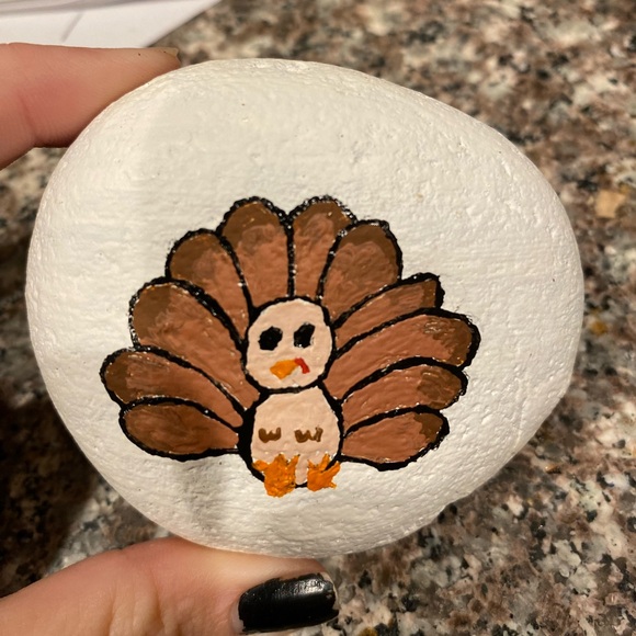 Art | Handpainted Turkey Rock Art | Poshmark